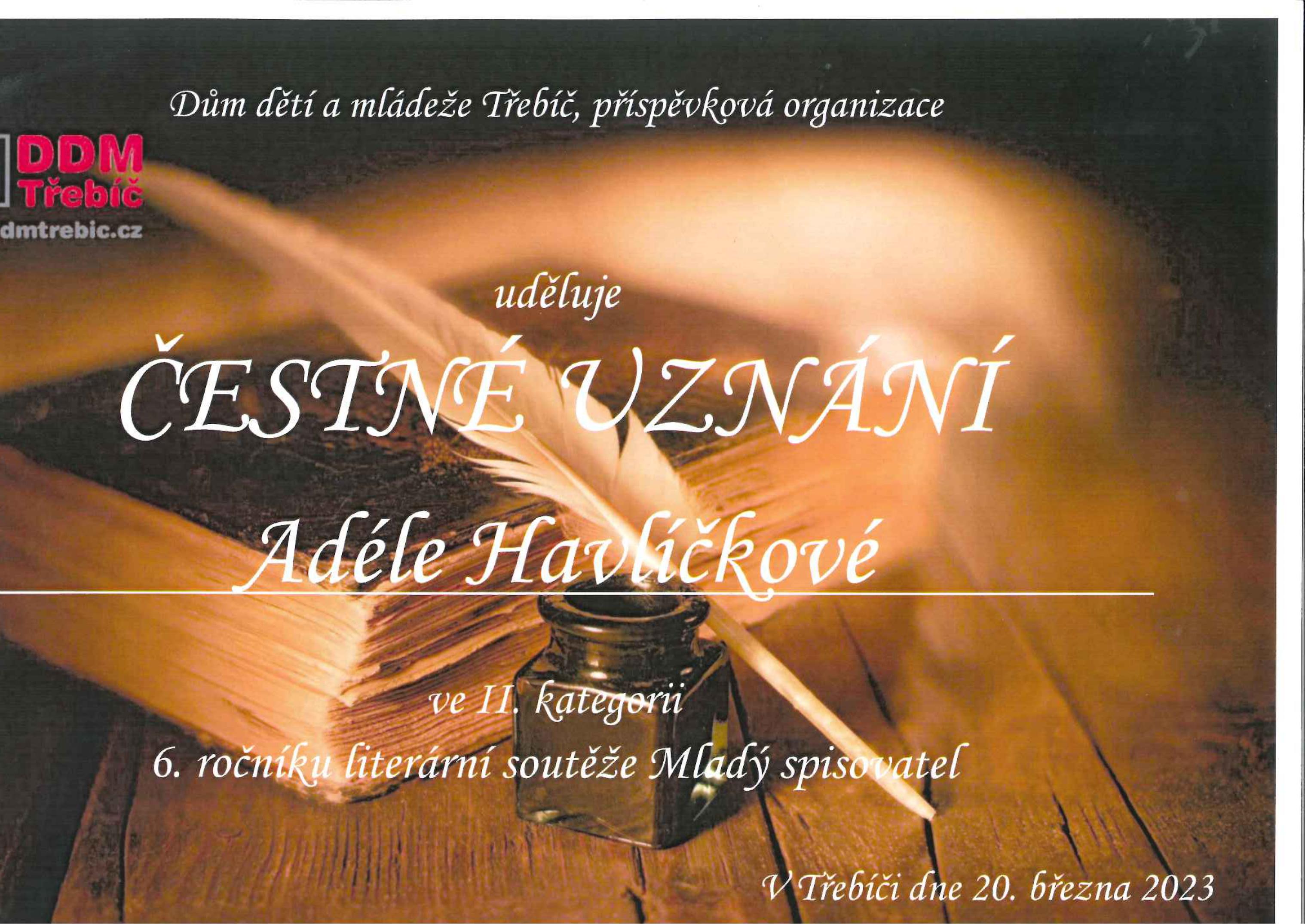 Slavnostní vyhlášení soutěže Mladý spisovatel - 2022-2023 - Aktuality - Základní škola ...